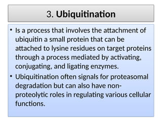 TARGETING AND POST-TRANSILATION MODIFICATION OF PROTEIN.pptx