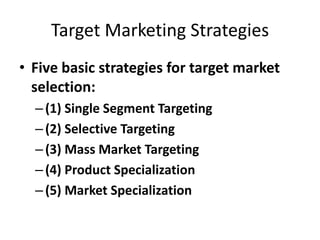 Targeting & positioning | PPTX
