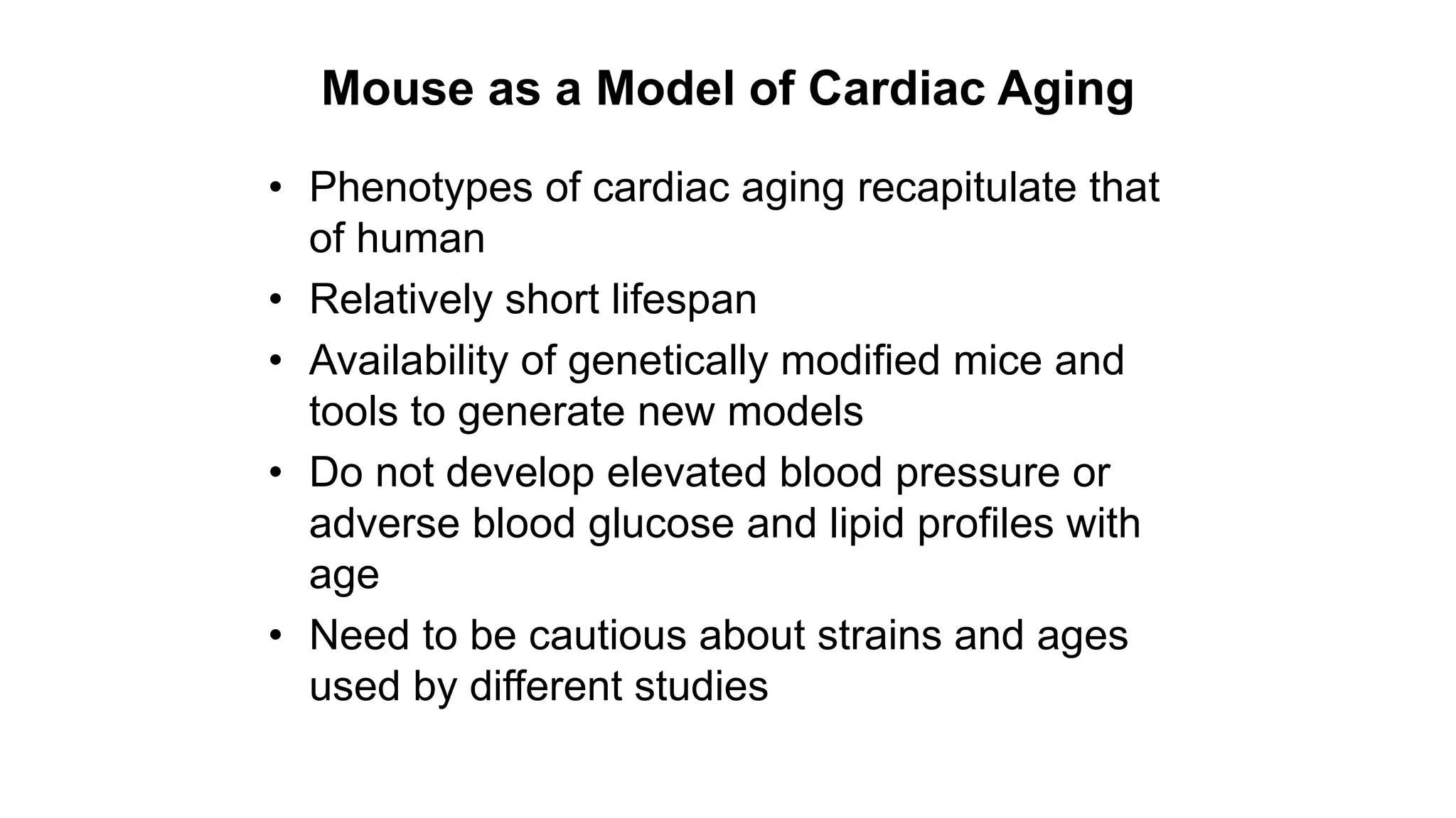 Targeting the hallmarks of aging to reverse age related cardiac ...
