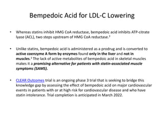 Target ldl levels in extreme high risk acs. acheiving the goal | PPTX