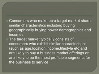 Target market | PPT