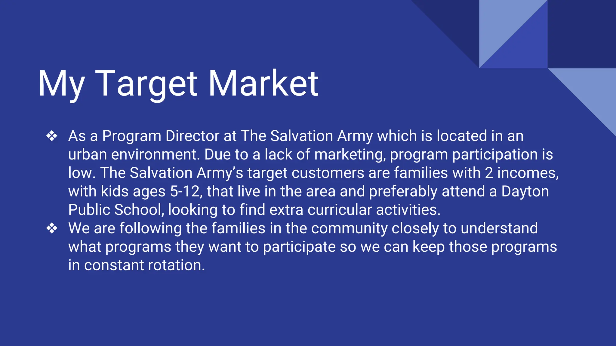 The Salvation Army Target Marketing.pptx