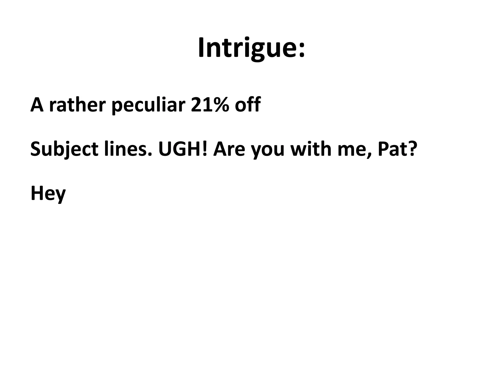 Brunch And Learn Writing Effective Email Subject Lines Pdf