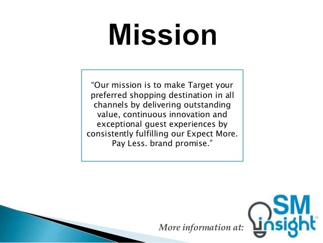 Target mission statement