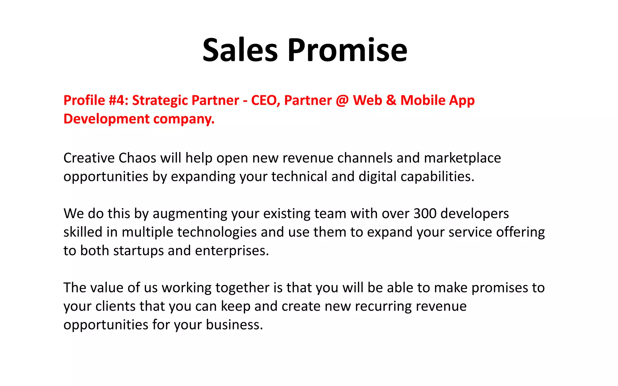 Target partner profiles 2019 | PPT