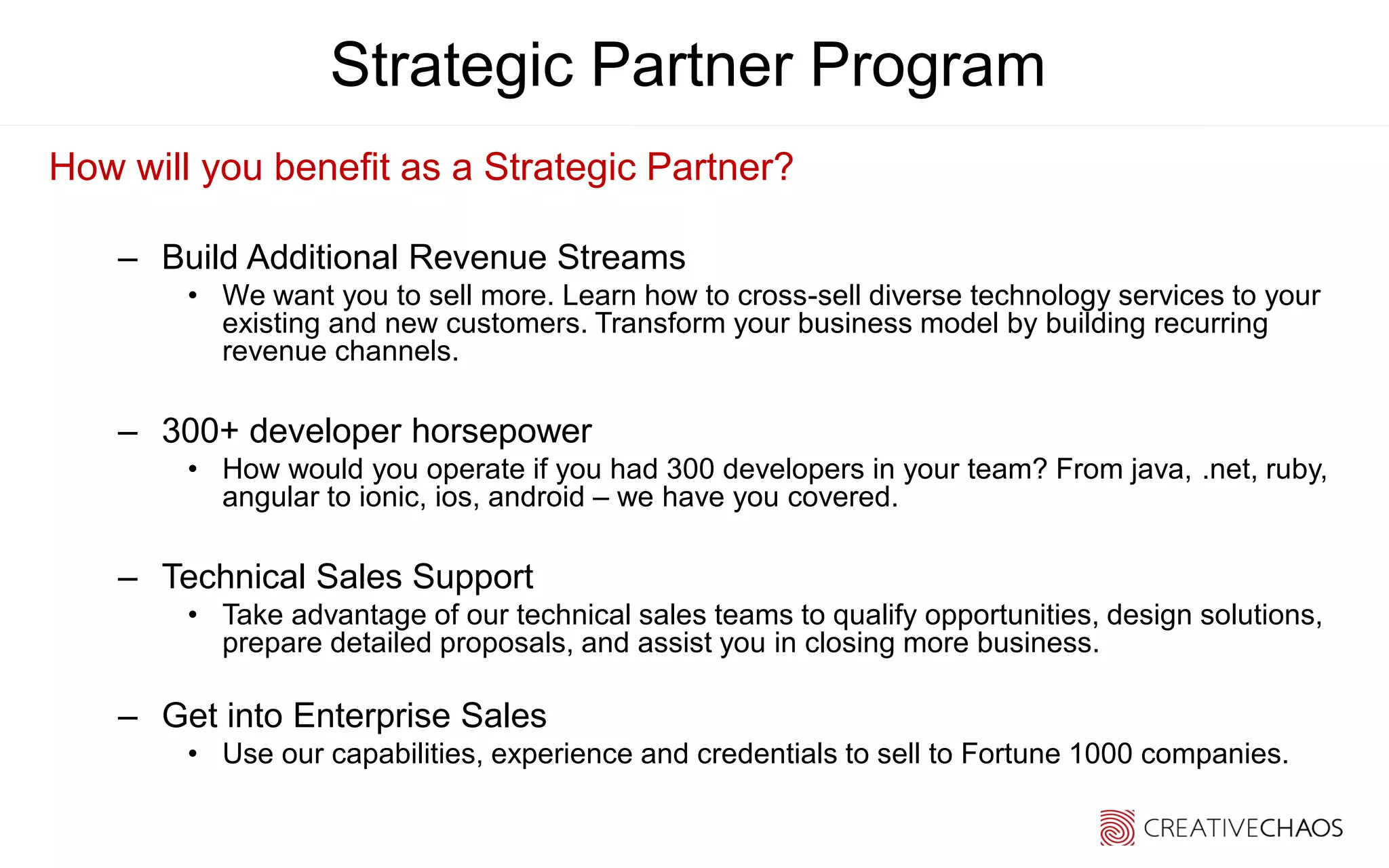 Target partner profiles 2019 | PPT