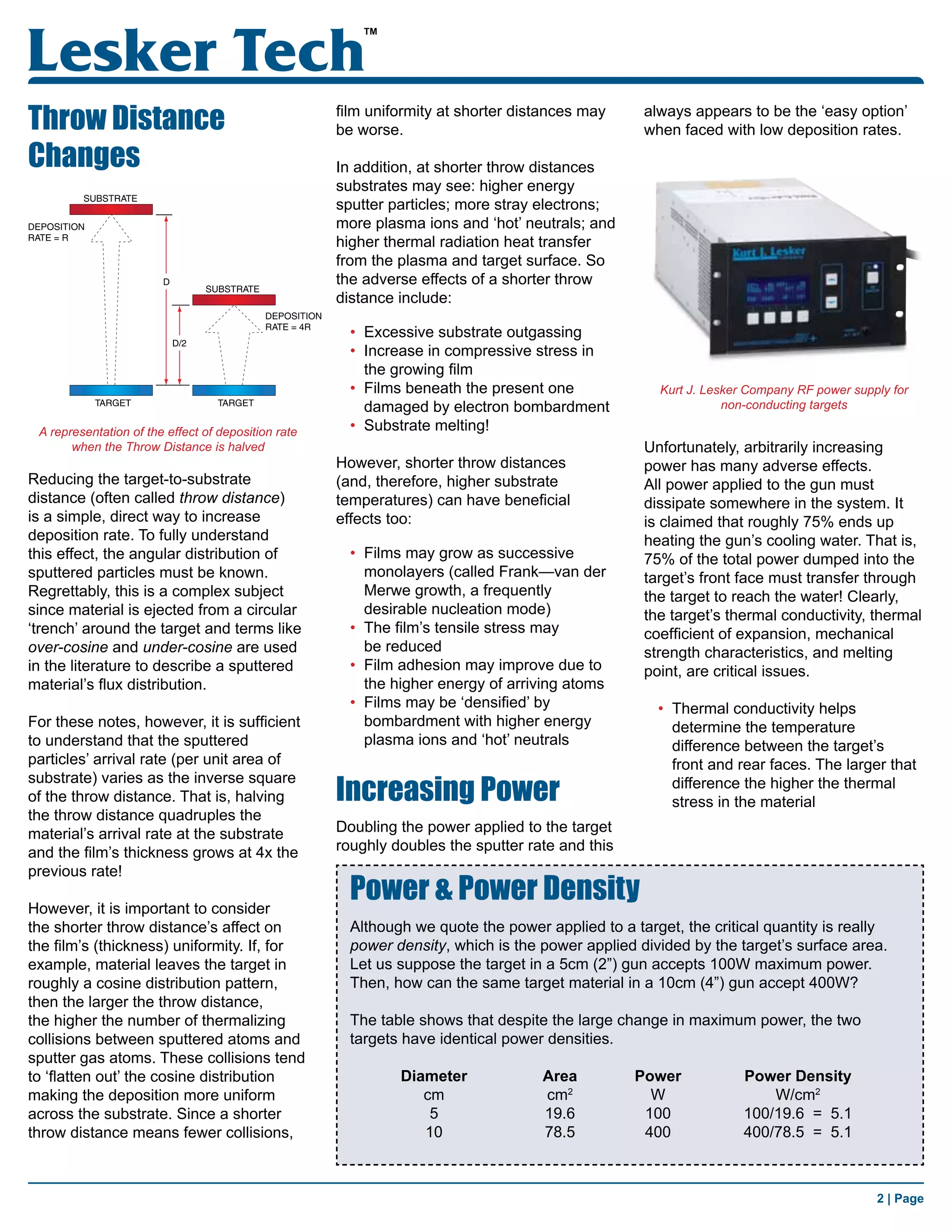Target power density | PDF