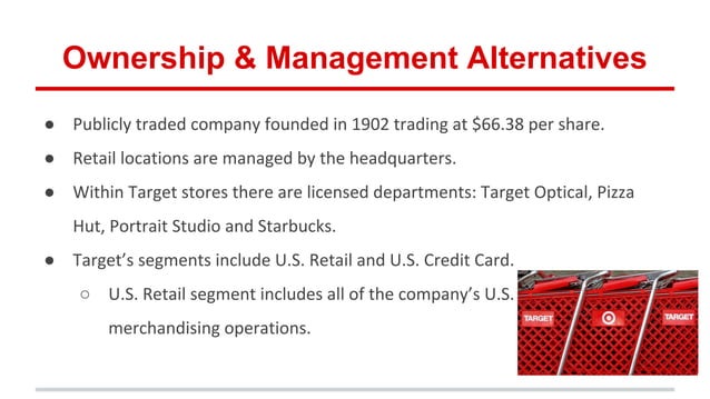 Target Corporation Market Analysis | PPT