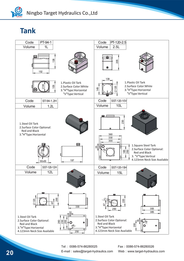 Target Hydraulics Power Unit and Components Catalog | PDF | Auto Parts ...