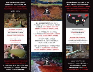 Anti-Fracking Propaganda Brochure from Catskill Citizens for "Safe ...