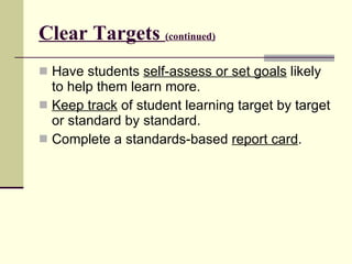 Targets and deconstruction | PPT