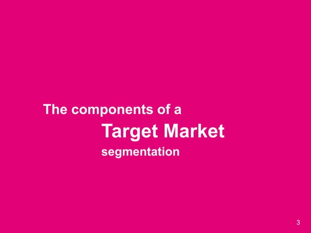 Market segmentation Target Market - Workbook | PDF | Startups | Business