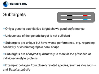 Target selection and internal standardization | PPT