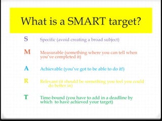 Target setting | PPT