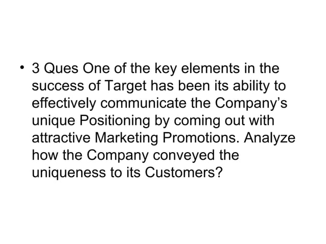 Target Stores Ppt | PPT