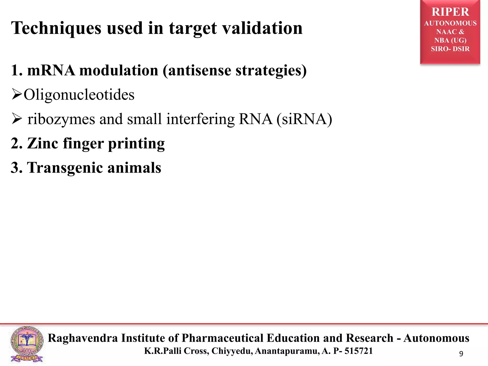 Target Validation | PPTX