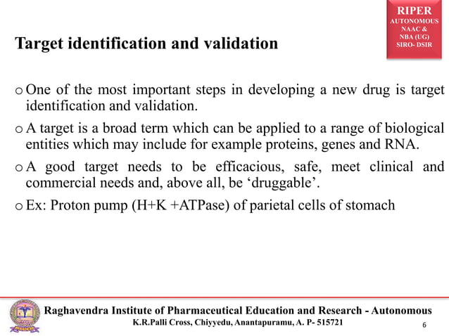 Target Validation | PPTX | Biological Sciences | Science