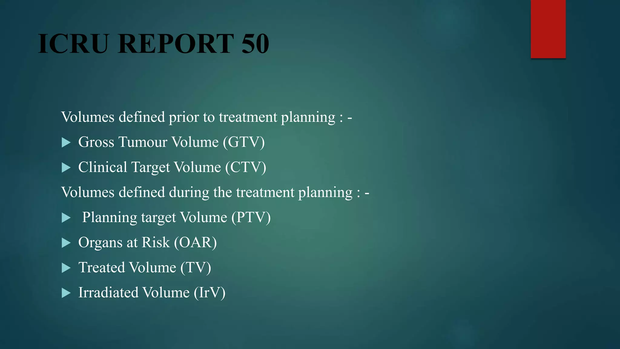 TARGET VOLUMES IN RADIATION ONCOLOGY.pptx
