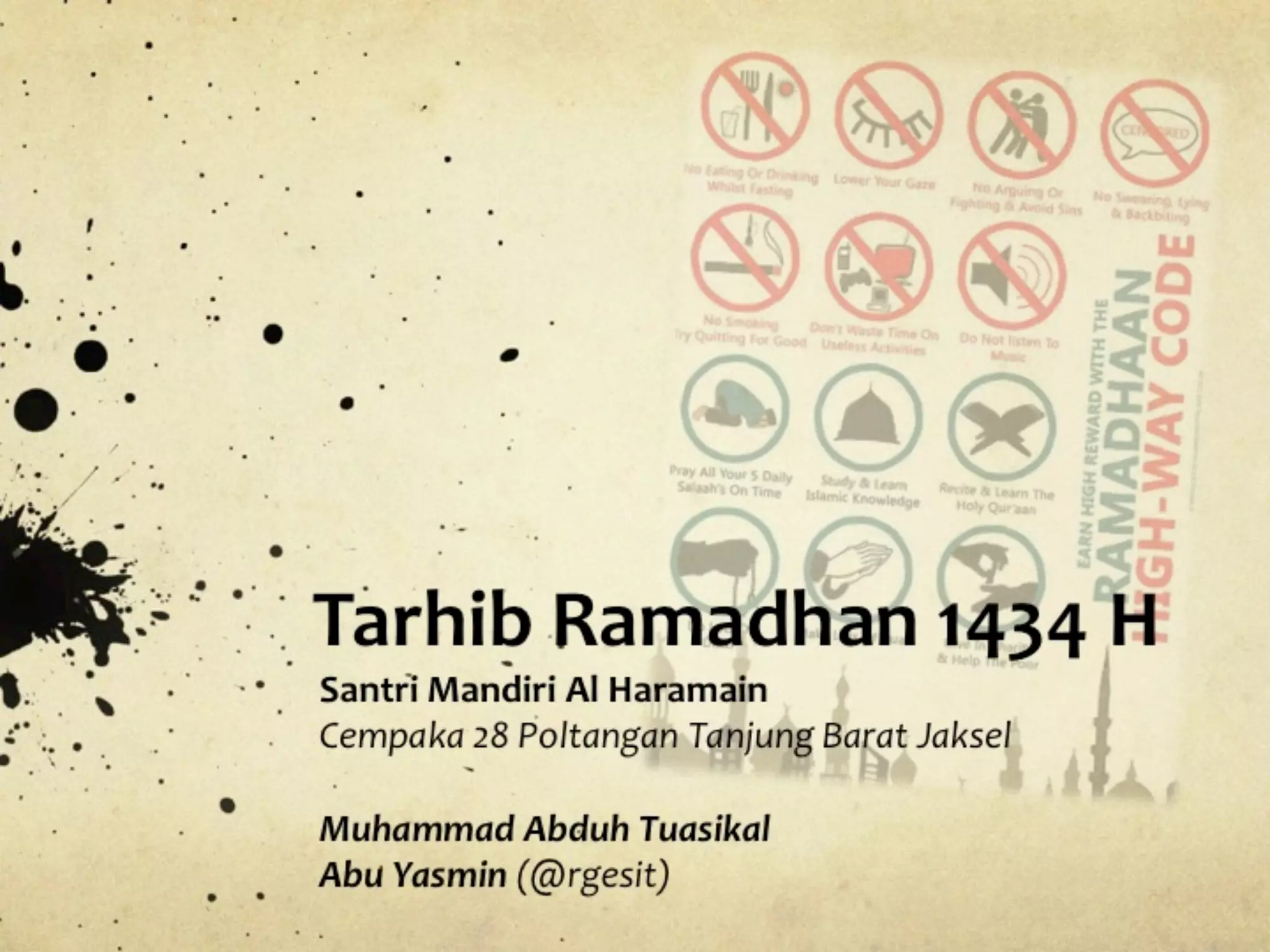 Tarhib ramadhan @rgesit | PPT
