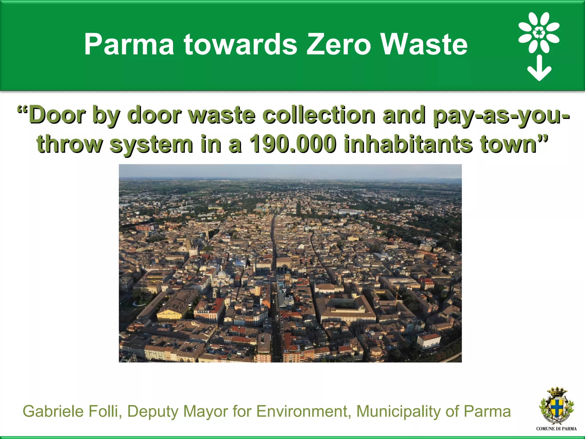 Parma towards Zero Waste | PPT