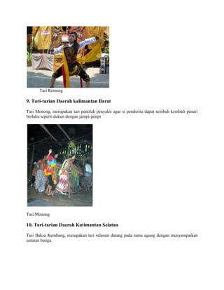 Tarian adat di indonesia | DOCX