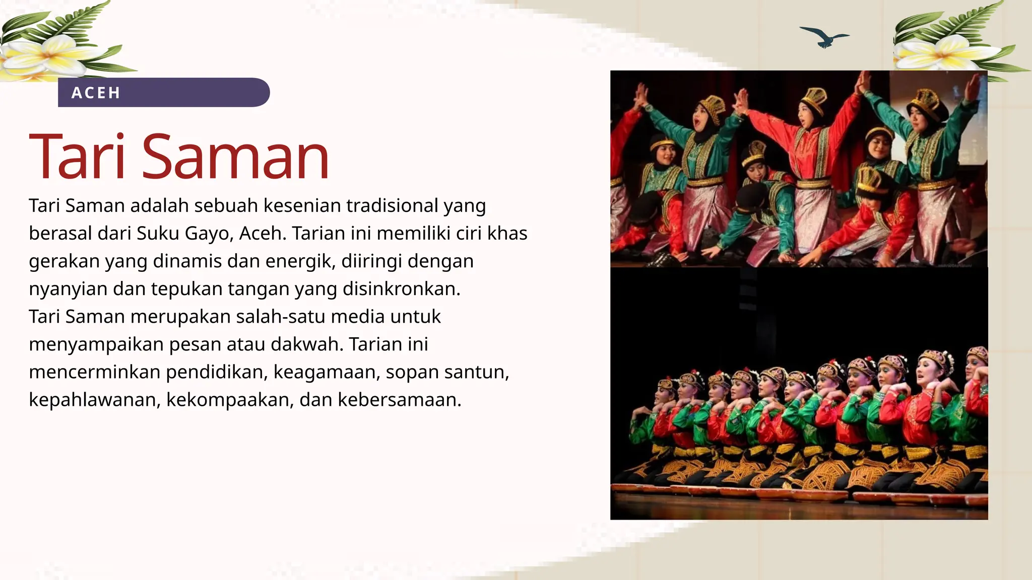 TARIAN ADAT NUSANTARA MATERI P5 TEMA BHINEKA TUNGGAL IKA | PPTX