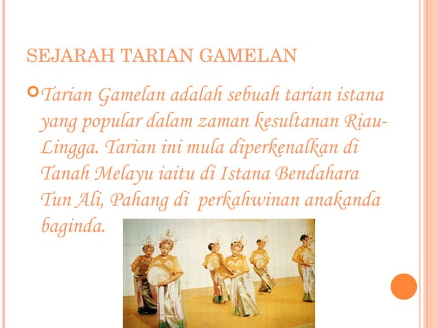 Tarian Gamelan | PPT