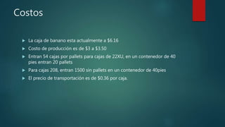 Tarifas de-transporte-de-banano-cavendish | PPTX