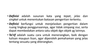 Ta'rif atau definisi.pptx