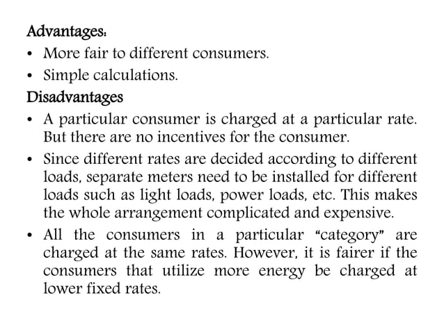 types of tariffs, advantage of tariff, how tariff work,.pdf | Gas and ...