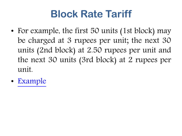 types of tariffs, advantage of tariff, how tariff work,.pdf | Gas and ...