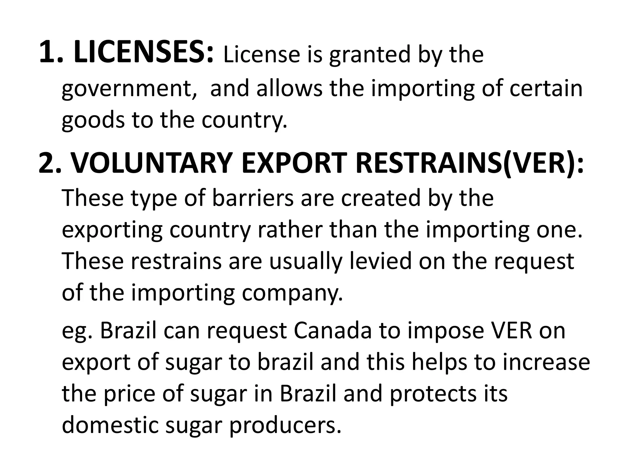 Tariff and non tariff barriers | PPTX
