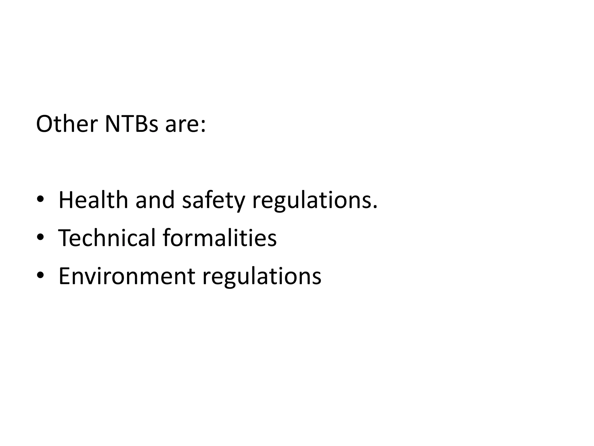 Tariff and non tariff barriers | PPTX