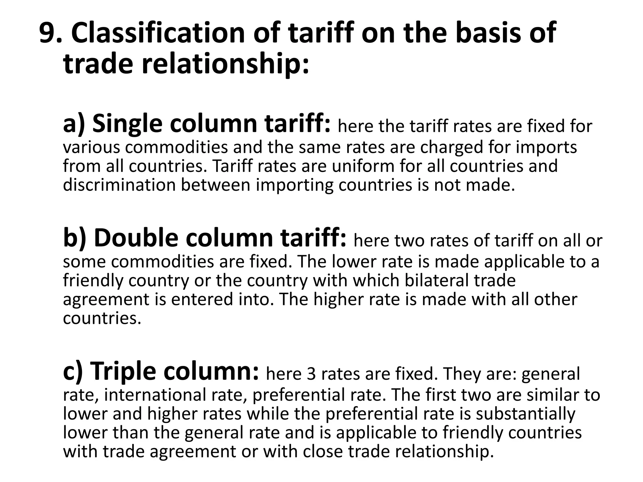 Tariff and non tariff barriers | PPTX
