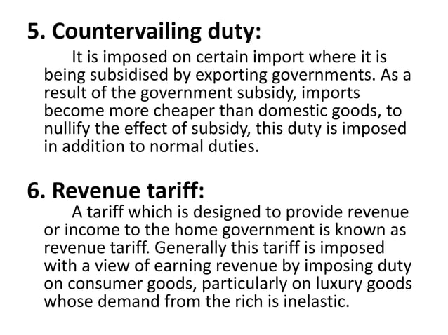 Tariff and non tariff barriers | PPTX