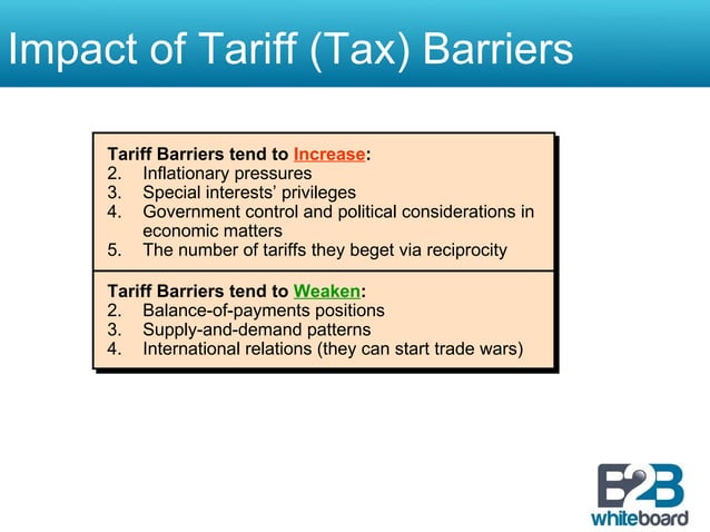 Tariff and Non Tariff Barriers | PPT