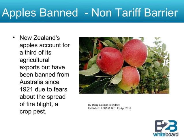 Tariff and Non Tariff Barriers | PPT
