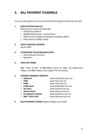 Tariff book english | PDF