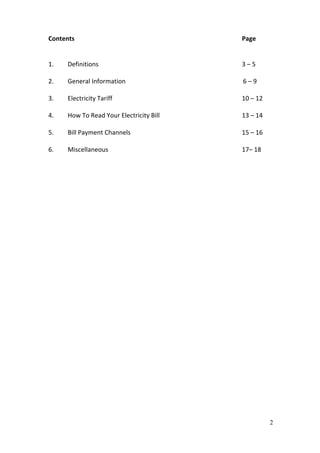 Tariff book english | PDF