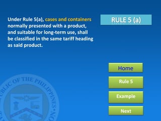Tariff classification 28may2014 | PPT