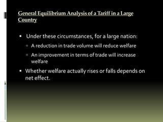Tariff restriction ppt | PPTX