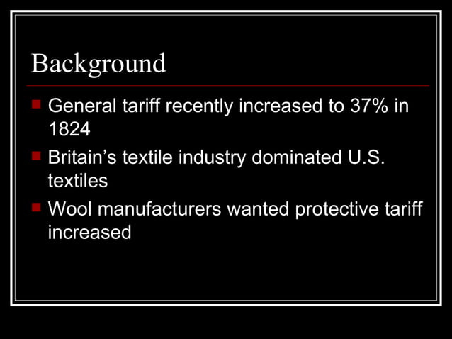 Tariffs | PPT | Commodities | Economy