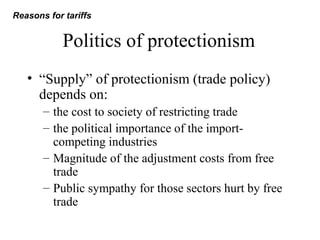 Tariffs | PPT