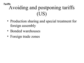 Tariffs | PPT