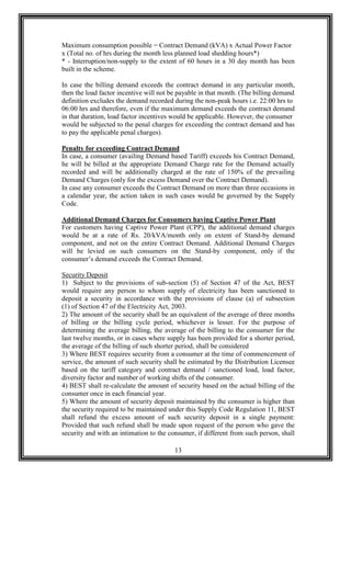 Tariff Schedule | PDF