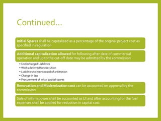 Tariff structure & Cerc tariff regulation | PPTX