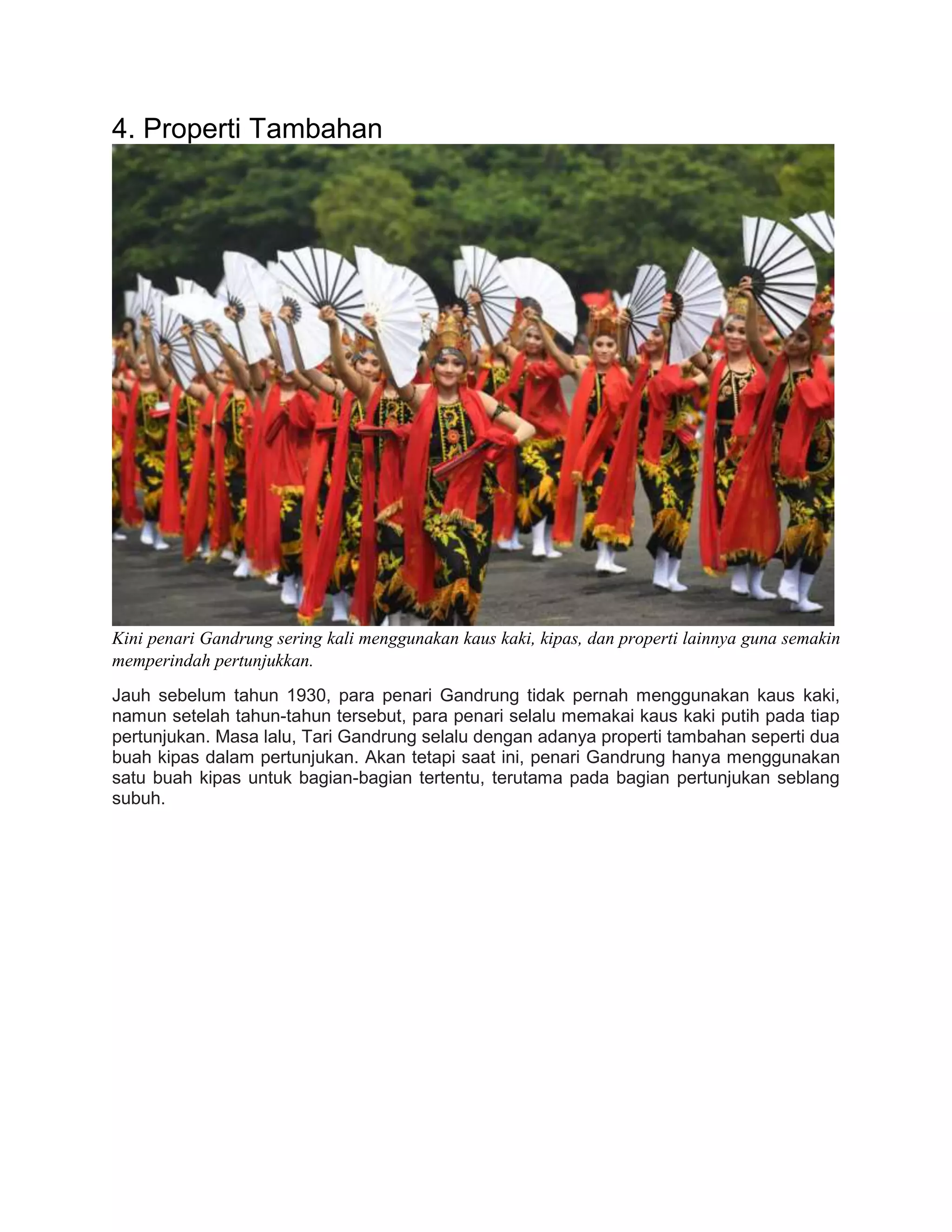 Tari gandrung | PDF