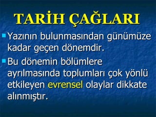 Tarih öNcesi Devirler | PPT