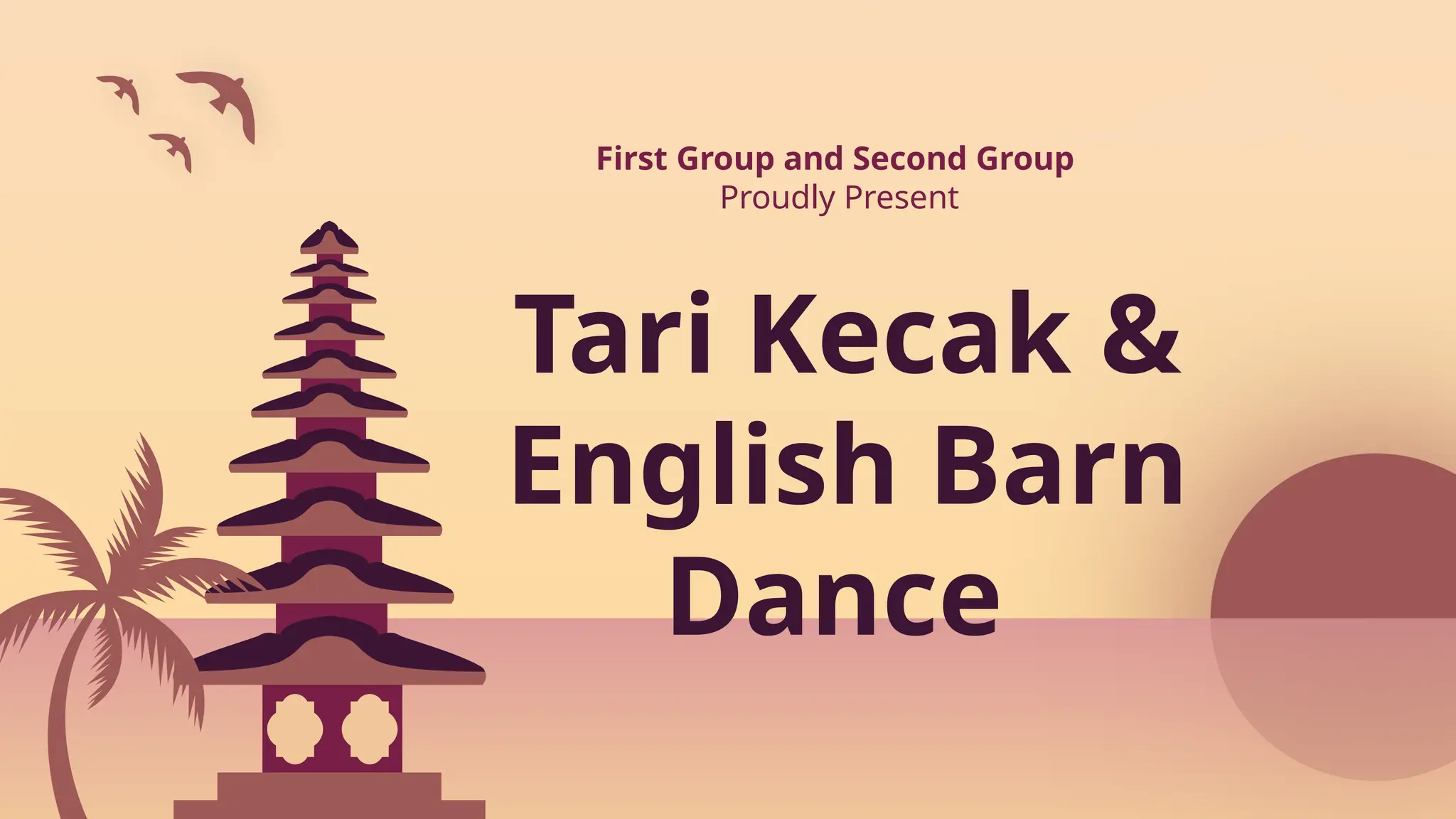 Tari kecak dan Barn dance form Cross Cultural Understanding | PPTX