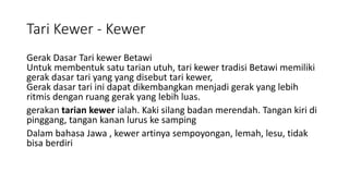 TARI KEWER - KEWER modifikasi dari sekolah | PPT